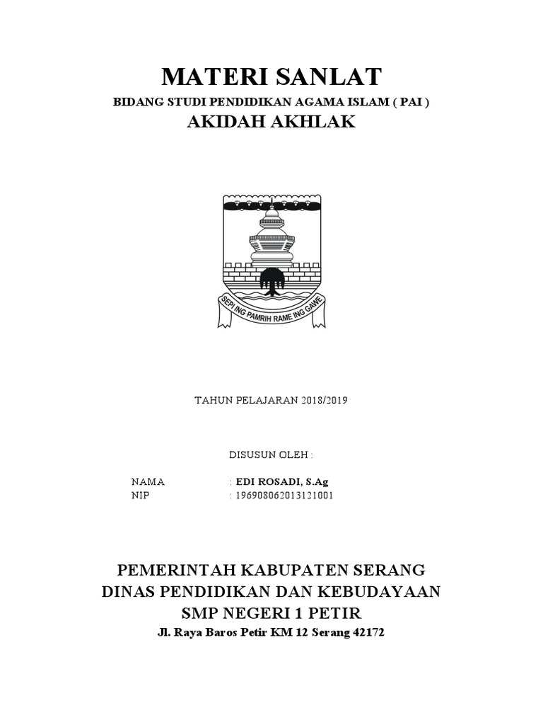 Materi Sanlat Akidah: Berbakti Orang Tua | PDF | Gaya Hidup