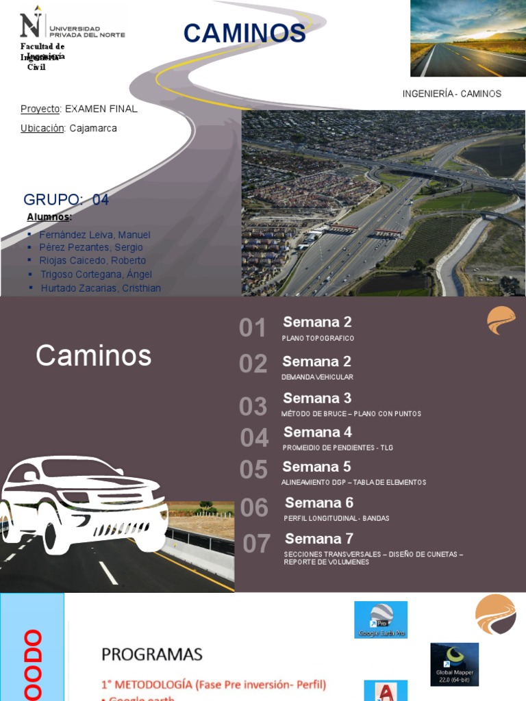 Expo Final Caminos | PDF