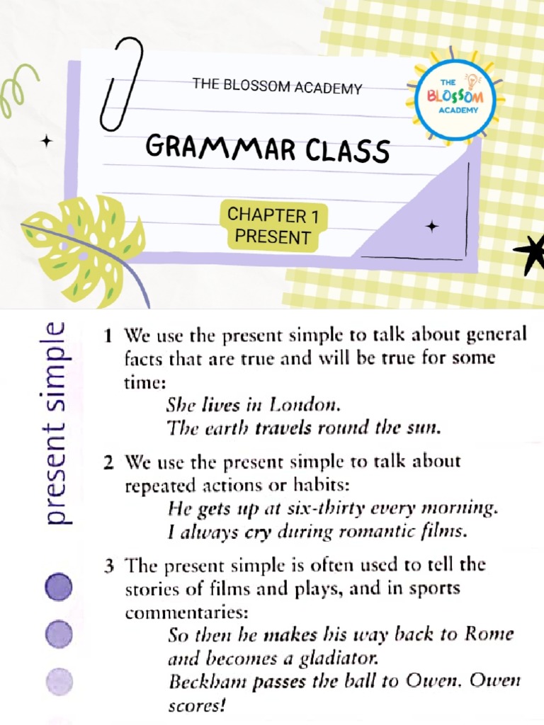 Grammar Chapter 1 | PDF