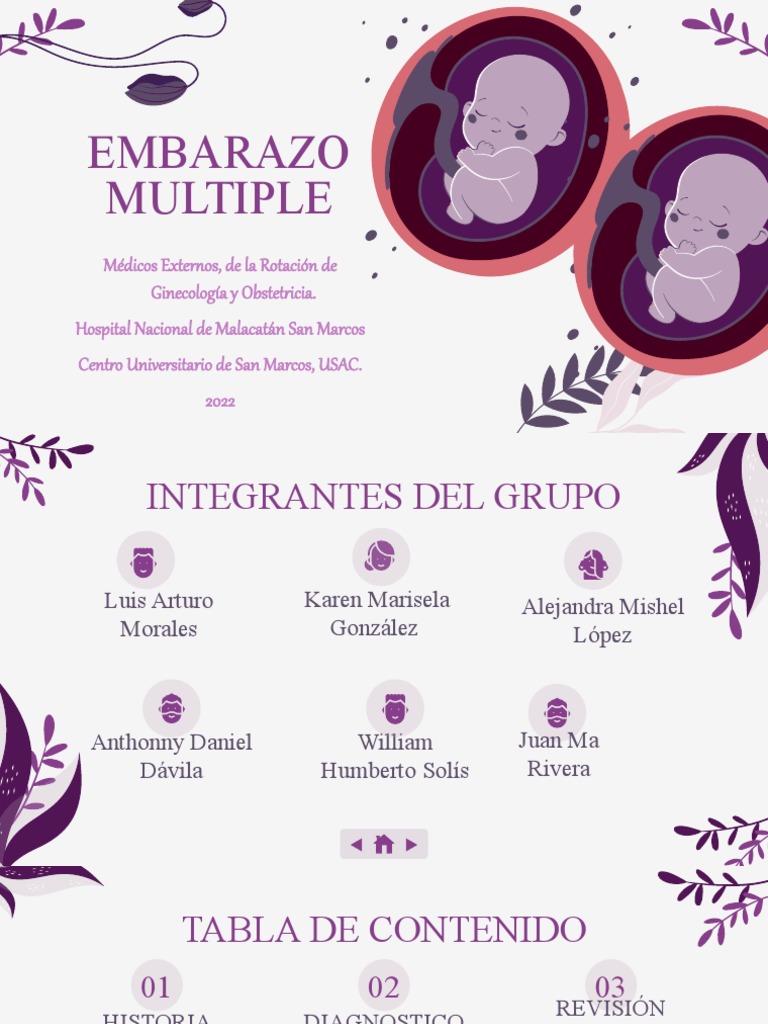 CC Embarazo Multiple | PDF | El embarazo | Parto