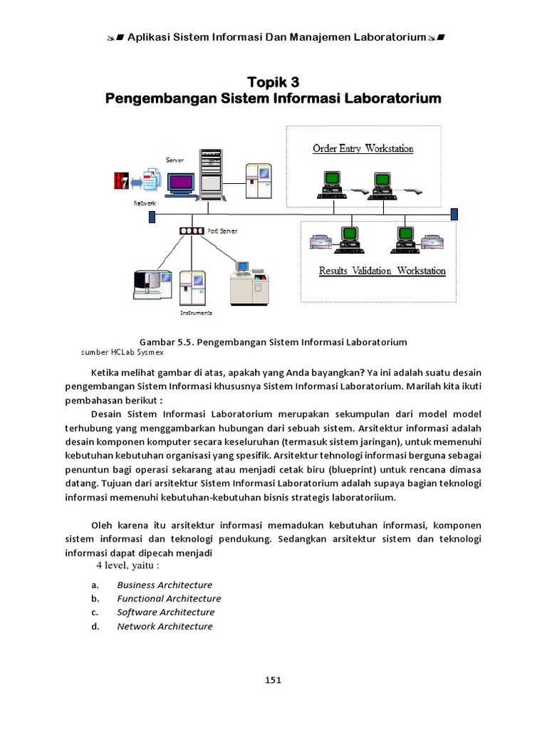 Materi 11, Pengembangan Sistem Informasi Laboratorium, Manajemen Lab | PDF