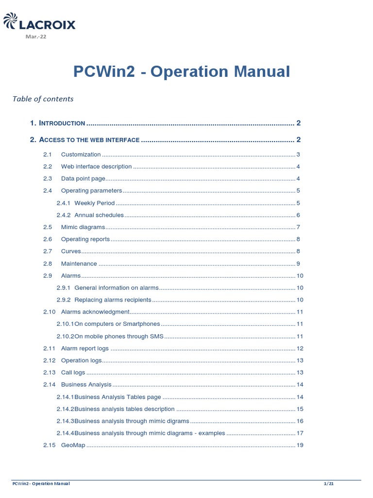 PCWin2 021 Operation Manual | PDF | World Wide Web | Internet & Web