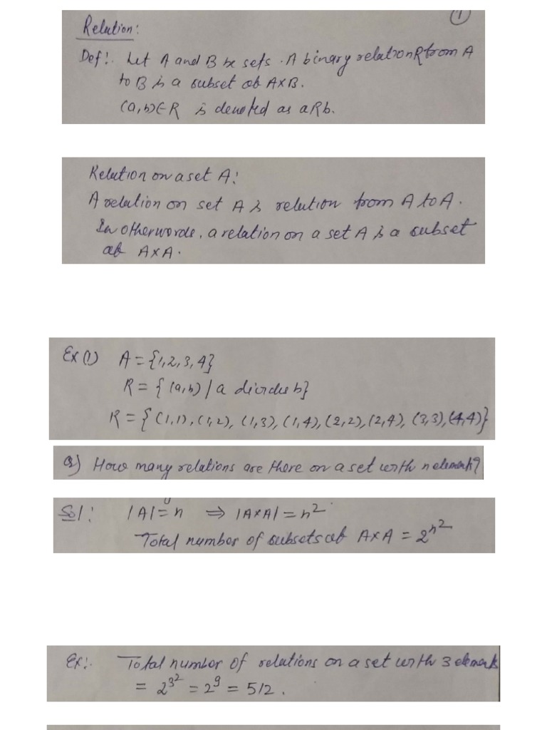 Unit 3 Relations K21 Ll Pdf