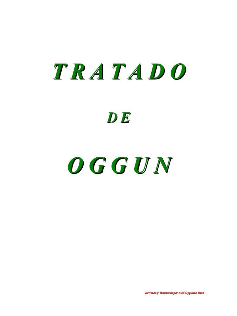 Tratado de Ogun 2 | PDF