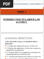 Lecture 1 Employment & Labour Law Notes | PDF | Labour Law | Employment