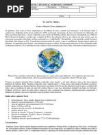 Atividade Adaptada Atmosfera Da Terra Ciencias | PDF | Atmosfera | Terra