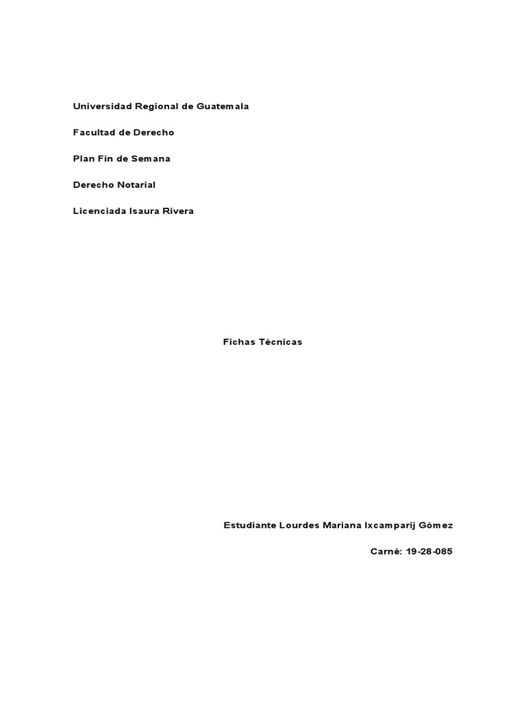 Ficha Técnica Ley y Reglas de Timbre Forense y Timbre Notarial | PDF ...