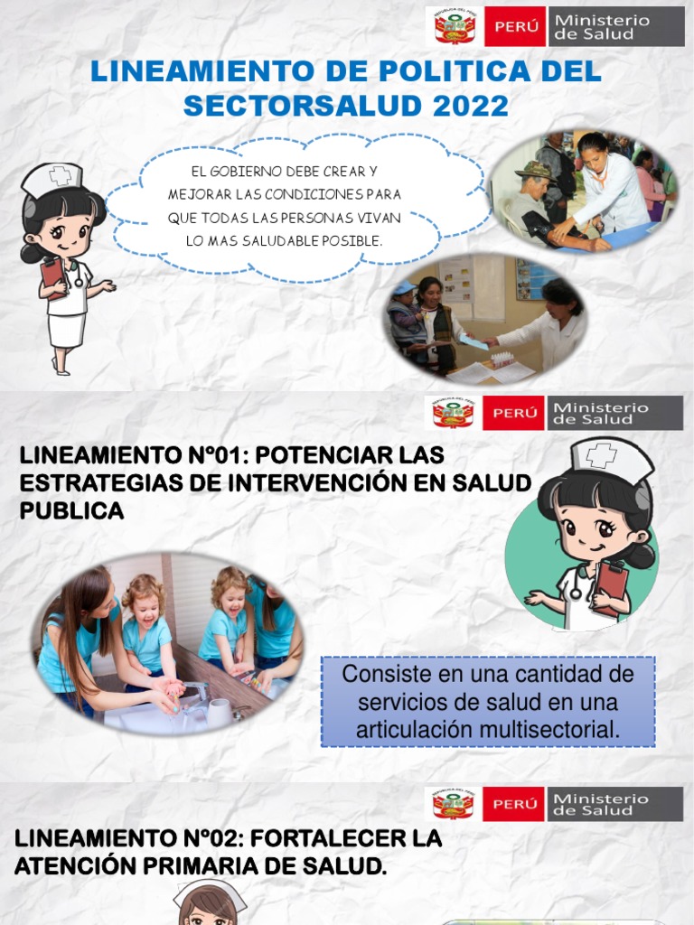 Lineamiento de Politicas en Salud | PDF | Economias