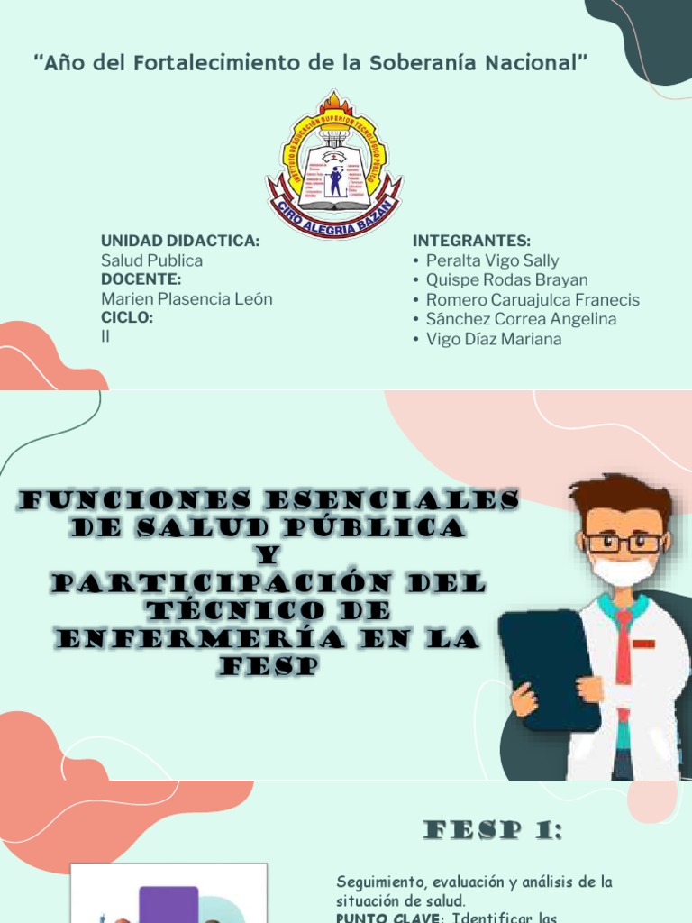 Las 11 Fesp | PDF | Enfermería | Salud pública