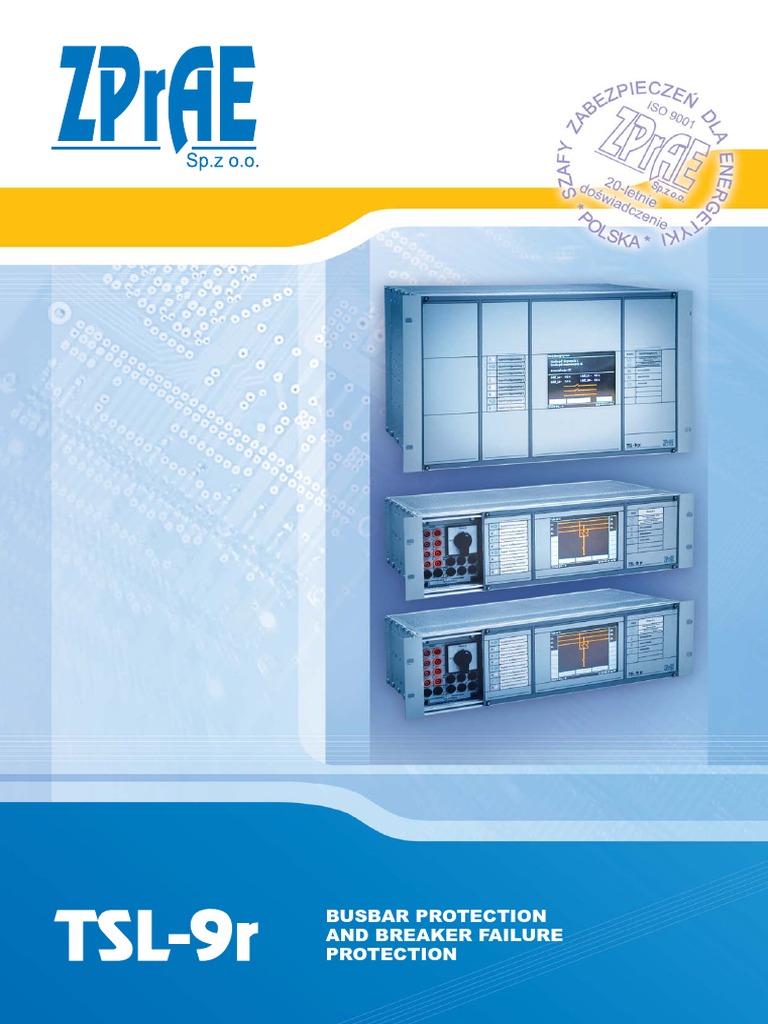 TSL-9r ENG | PDF | Electrical Substation | Relay