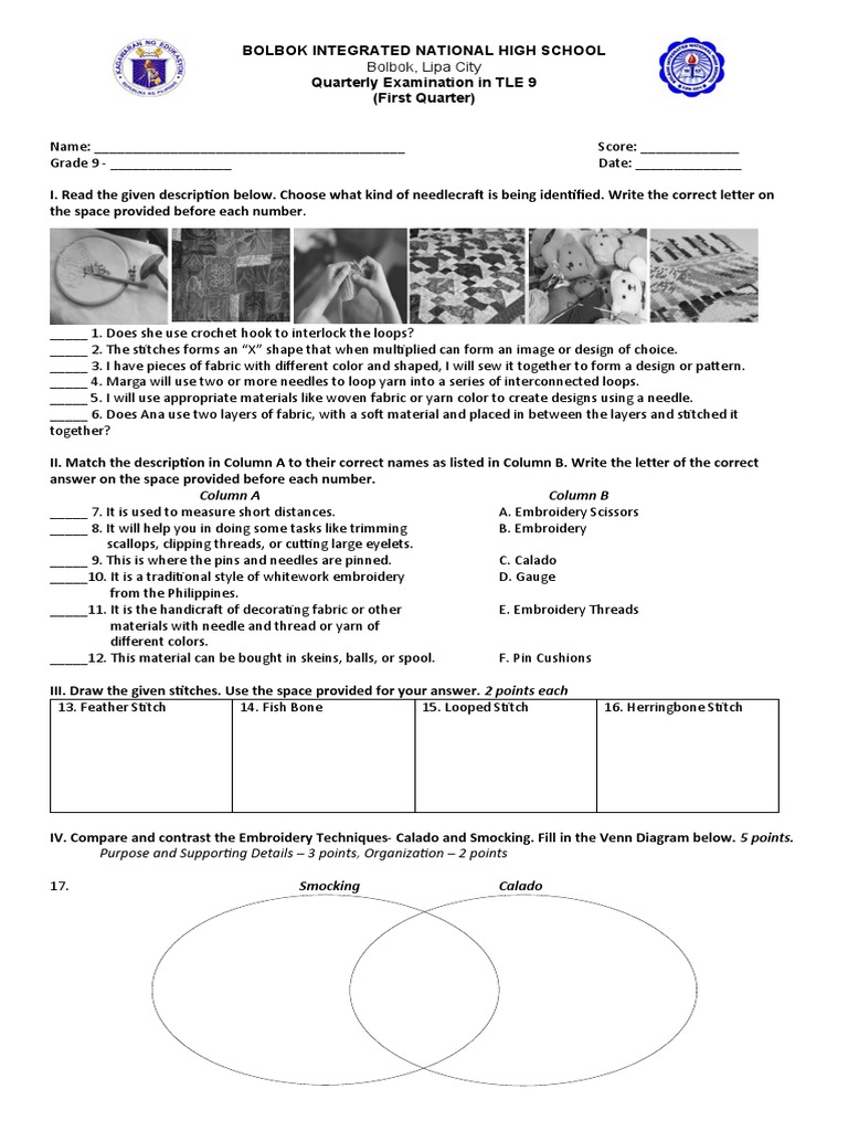 Tle Qe1 | PDF | Yarn | Embroidery