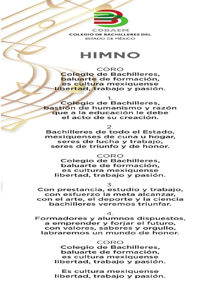 Cobaem PDF Himno | PDF