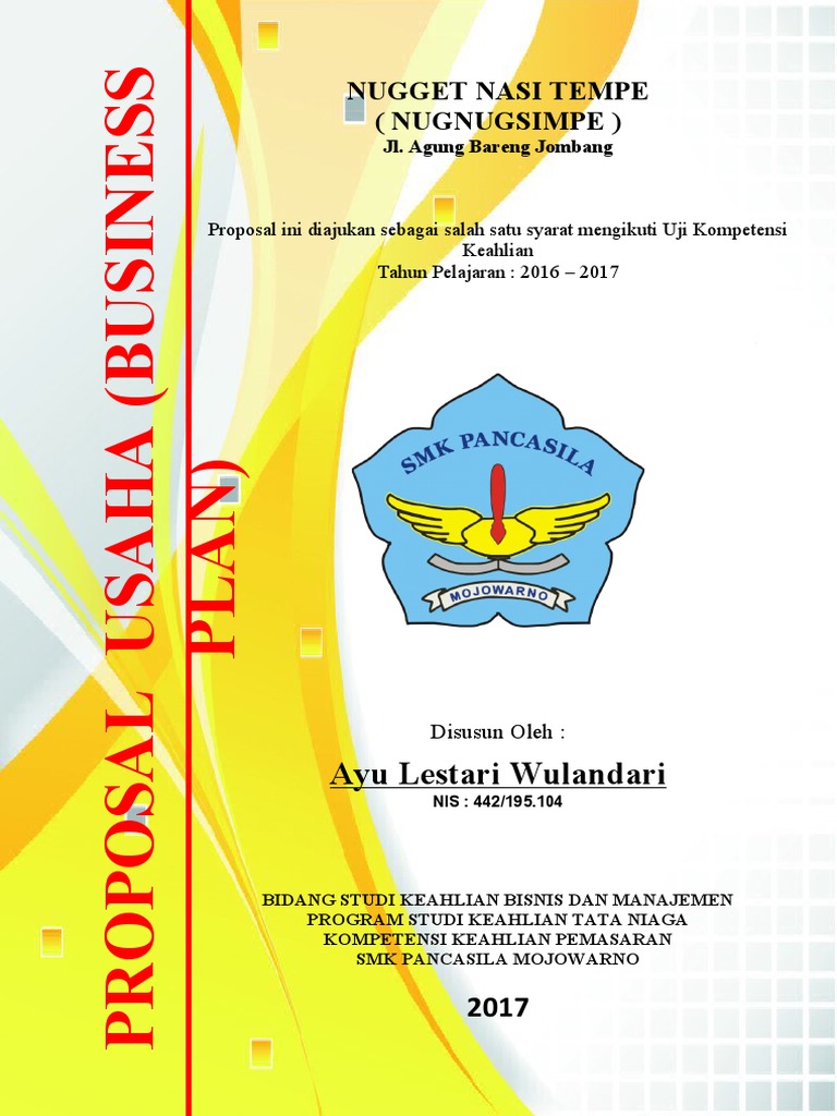 Contoh Sistematika Proposal Usaha | PDF