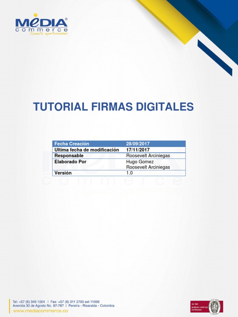 Tutorial para Configurar Firmas Digitales | PDF | Microsoft | Ventana ...