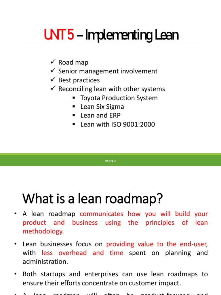 Implementing Lean | PDF | Lean Manufacturing | Quality Management