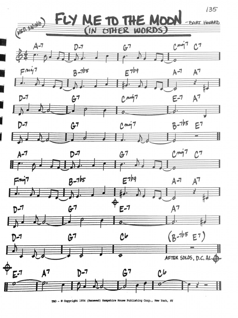 Fly Me To The Moon | PDF