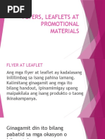 Filipino 12 Flyers at Leaflets | PDF