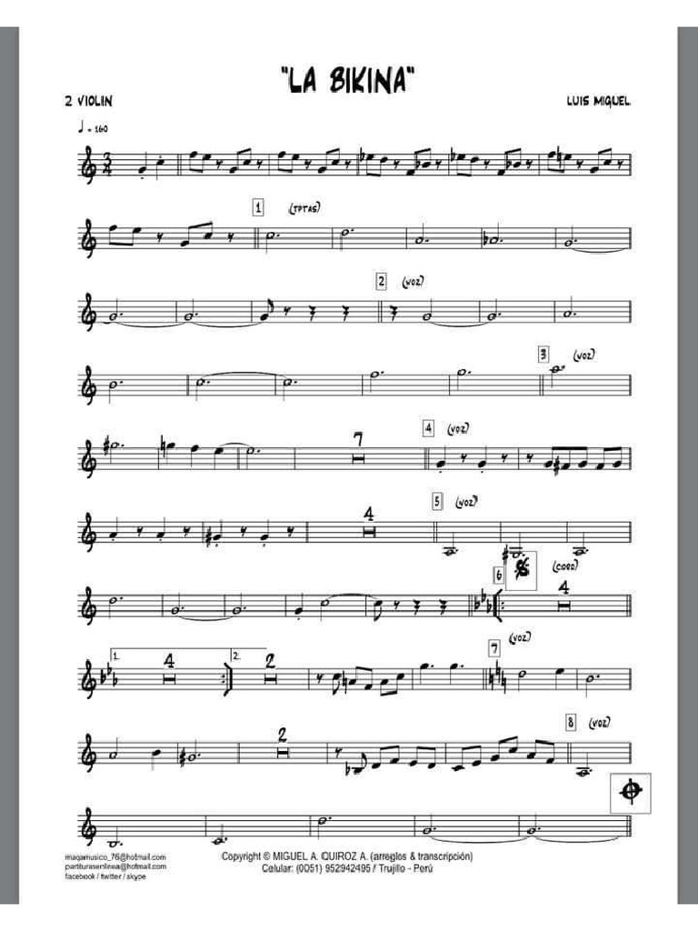 La Bikina Violin 2 | PDF