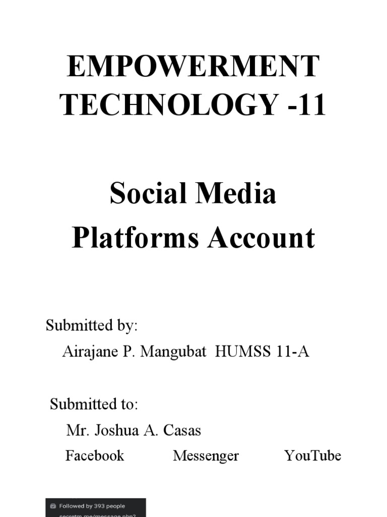 Empowerment Technology | PDF | Educational Technology | Communication