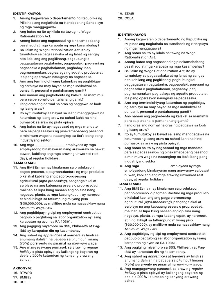Quiz Manwal | PDF