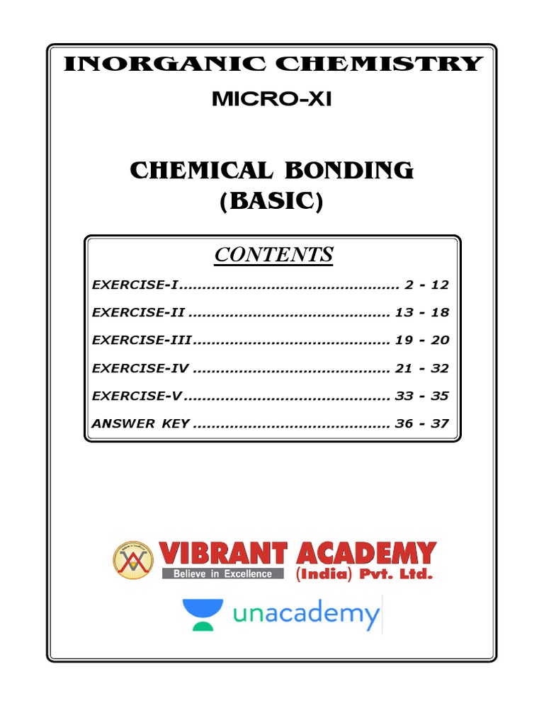 Chemical Bonding Basic (Micro) | PDF | Ionic Bonding | Chemical Bond