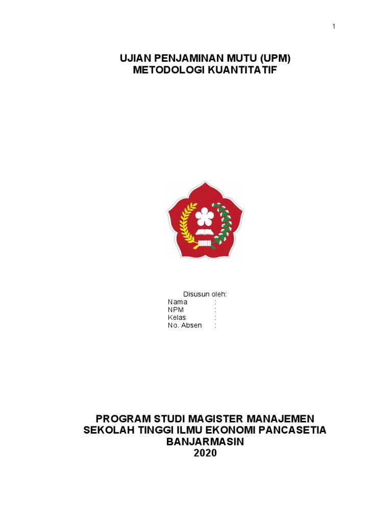 Ujian Penjaminan Mutu | PDF