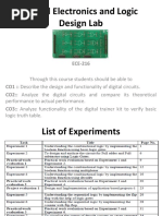 Digital Design Lab Report | PDF | Digital Electronics | Electronic Circuits