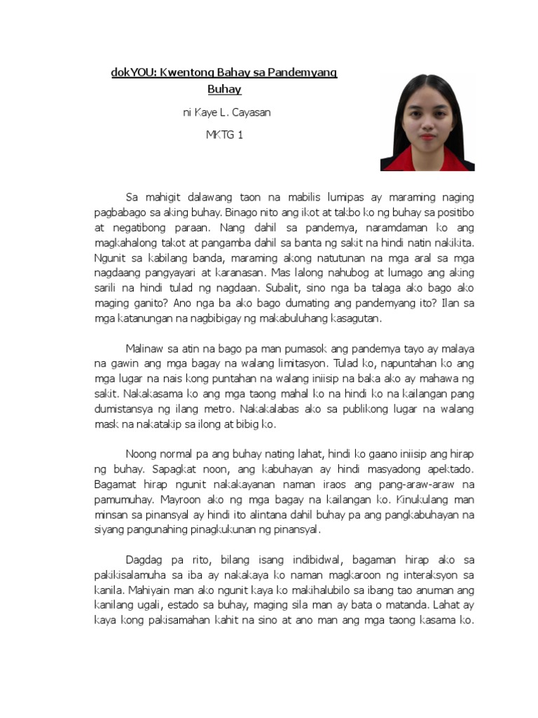 Cayasan, Kaye - MKTG1 - Filkom1100) | PDF