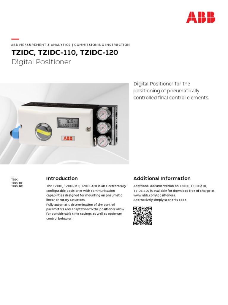 ABB Positioner Manual | Download Free PDF | Actuator | Electricity