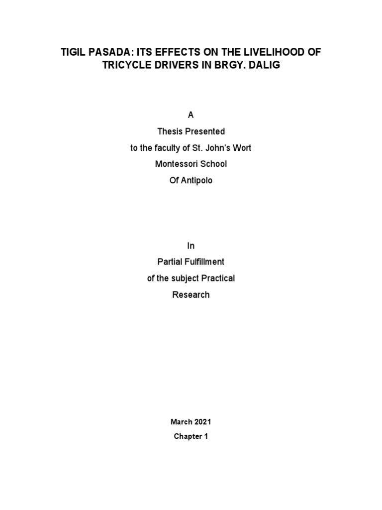 Group 1 Chapter I Ii Iii Draft Pdf