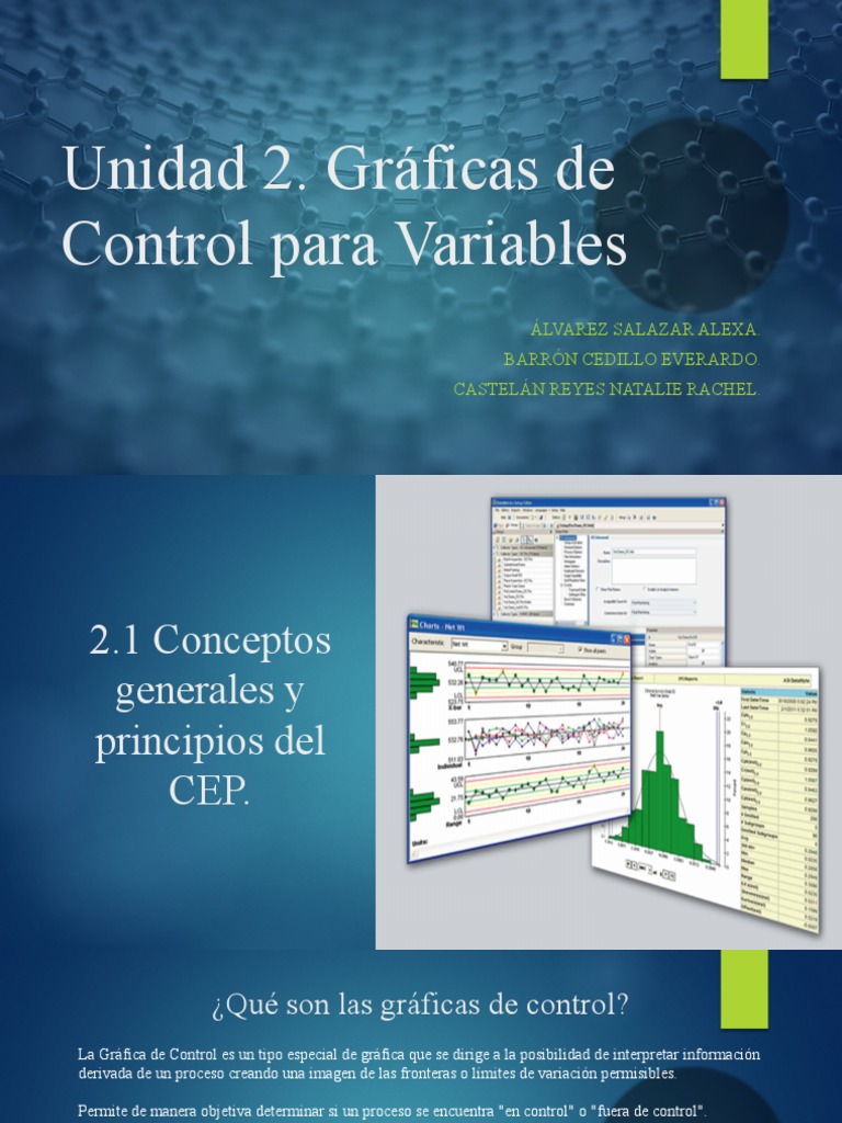 Unidad 2 Gráficas de Control | PDF | Estadísticas