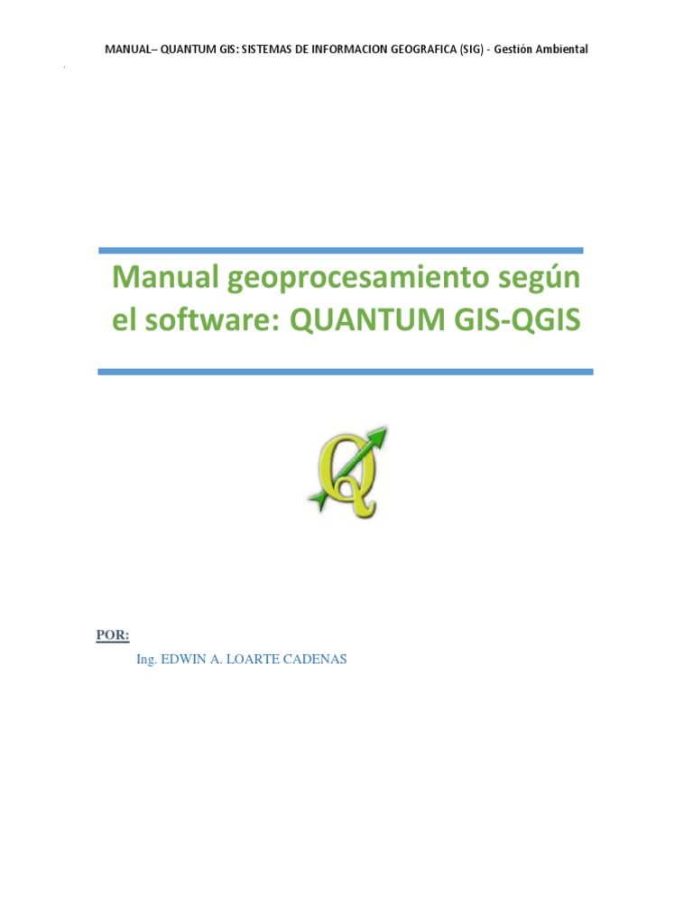 Manual QGIS para Gestión Ambiental | PDF | Sistema de información geográfica | Ciencias de la ...