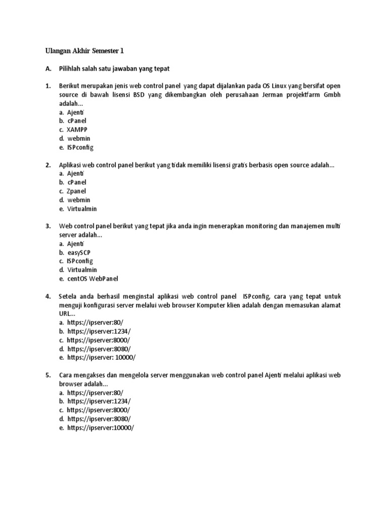 Ulangan Akhir Bab 1-4 Asj Kelas Xii | PDF