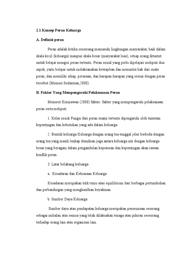 Definisi Peran | PDF | Karier & Perkembangan