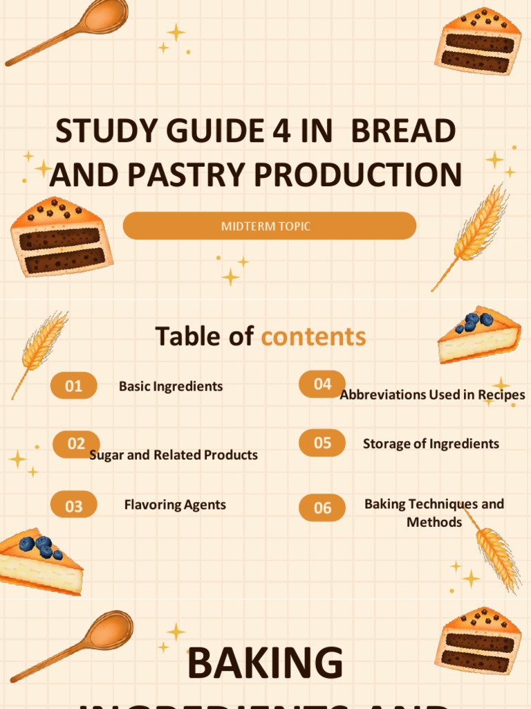Bread & Pastry Production Guide | PDF | Breads | Flour