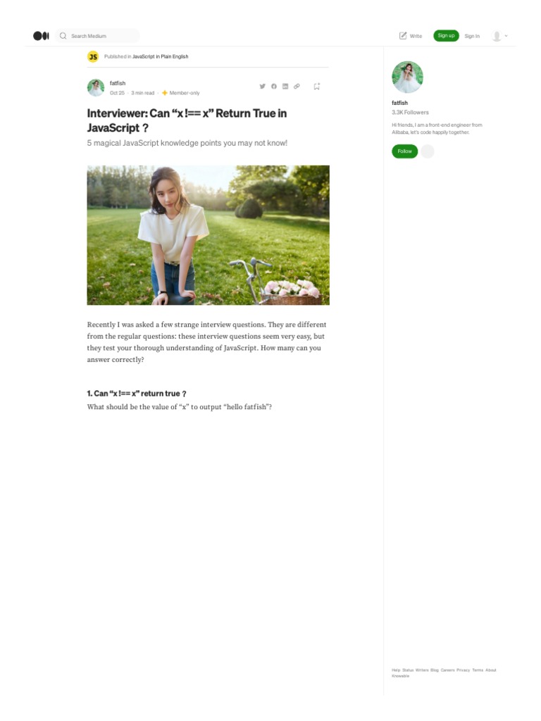 JavaScript Interview Puzzles | PDF | Java Script | Software Development