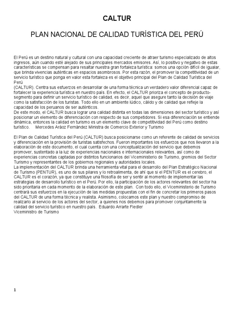 CALTUR | PDF | Turismo | Marketing