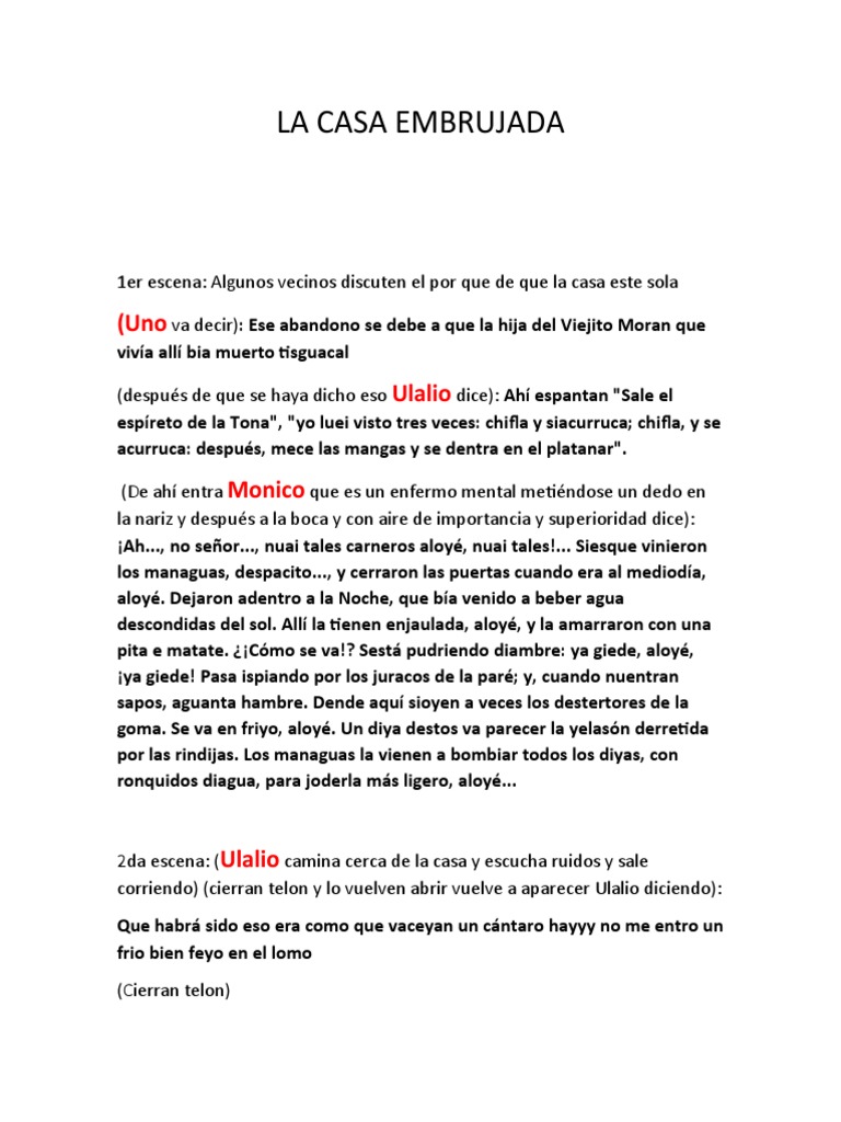 La Casa Embrujada: Misterios y Ruidos | PDF | Novela negra, policíaca y ...