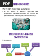 Zonas del Quirófano: Área Gris y Funciones | PDF