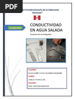 La Conductividad Del Agua Salada | PDF