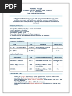 CA Articleship Resume Template | PDF