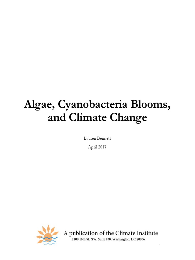 Climate Change Drives Harmful Algal Blooms | PDF | Eutrophication ...