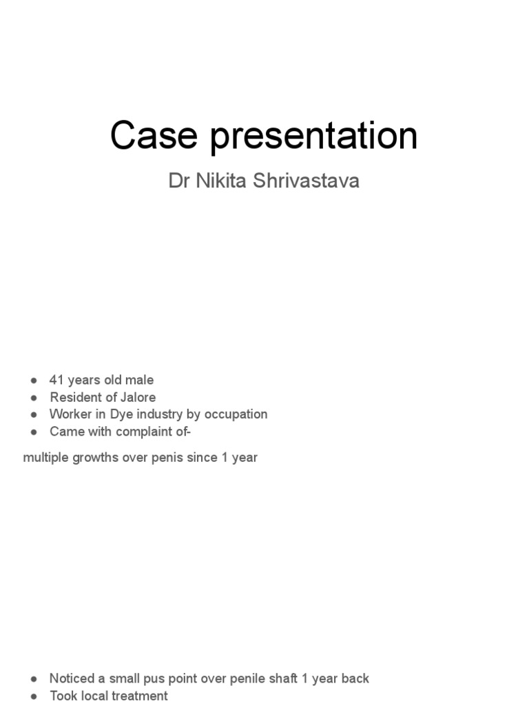 Case Presentation Ca Penis | PDF