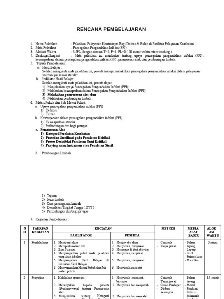 Contoh RP Microteaching | PDF | Karier & Perkembangan