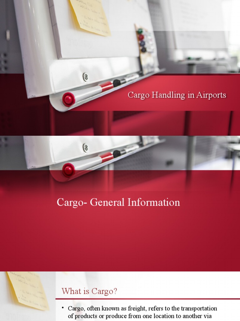 Airport Cargo Handling Overview | PDF | Cargo | Service Industries