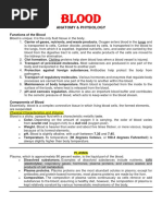 Blood Anatomy and Physiology | PDF | Blood Type | Red Blood Cell