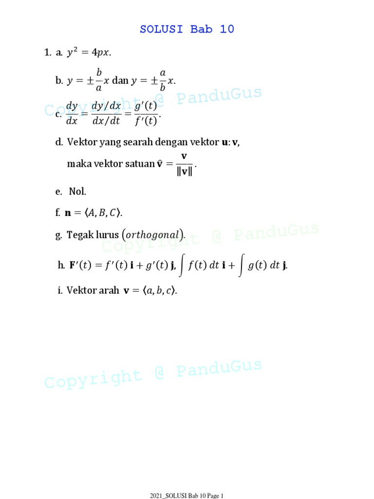 2021 - SOLUSI Bab 10 | PDF