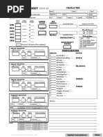 Condensed NPC Character Sheet 5E | PDF