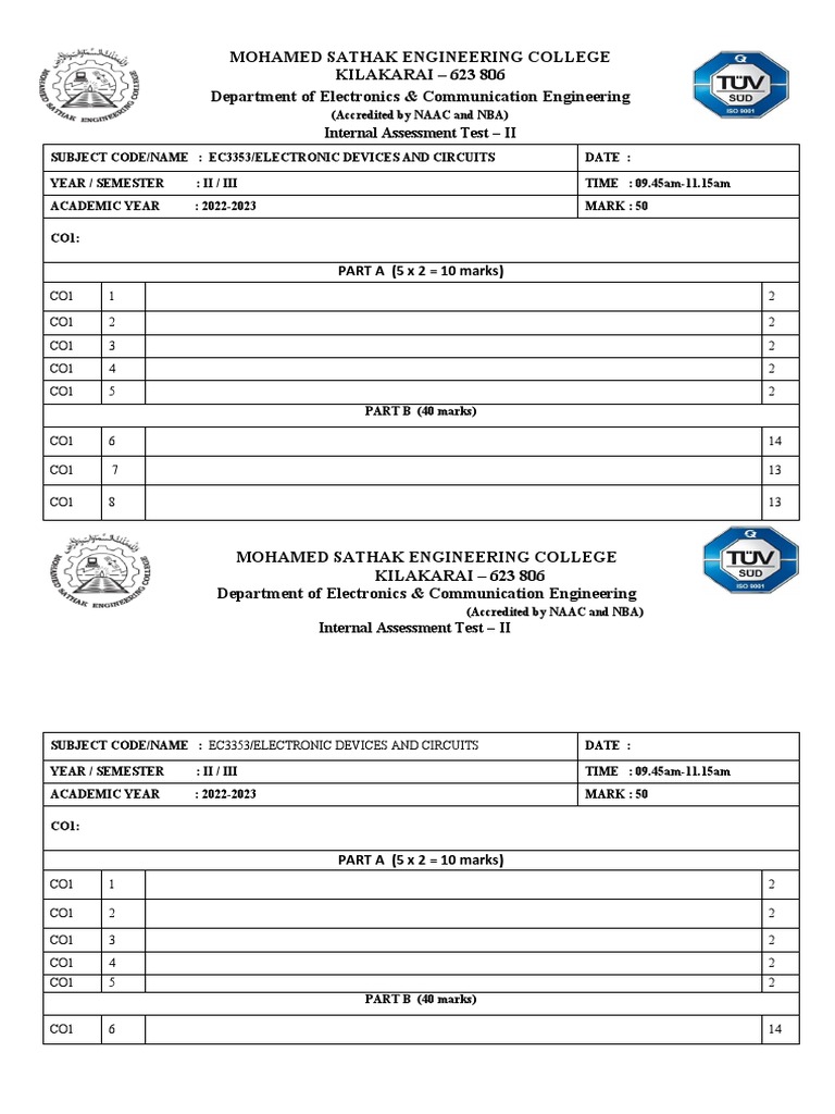 Unit Test 1 Edc Pdf Electronics Electrical Engineering