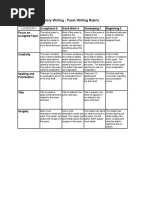 Reflection Paper Rubric: Criteria Exemplar (4) Satisfactory (3 ...